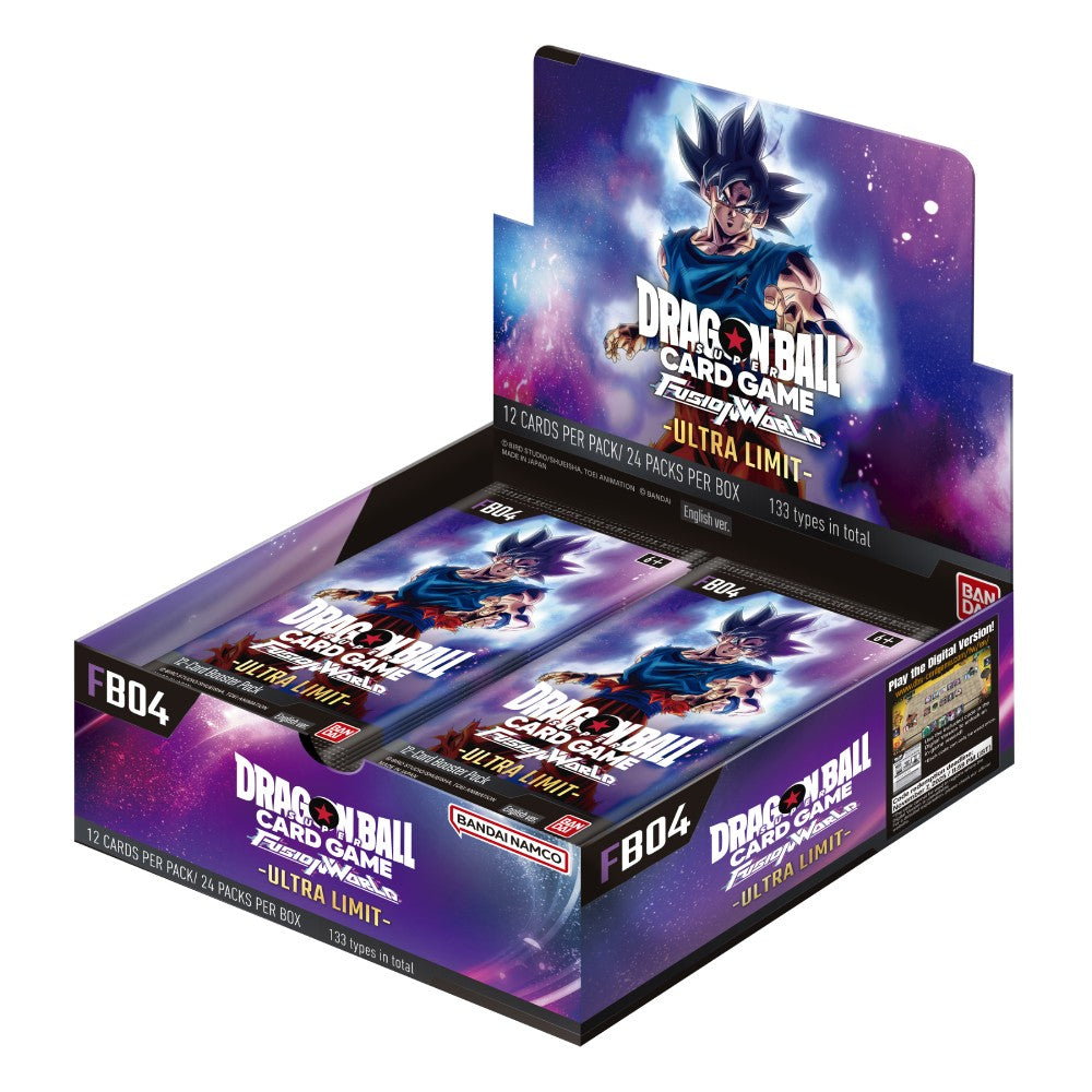Dragon Ball Super Card Game Fusion World FB04 ULTRA LIMIT Booster Box – The Games Corner