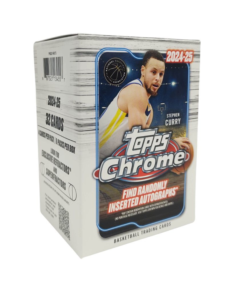 2024-2025 Topps Chrome NBA Basketball Value Blaster Box – The Games Corner