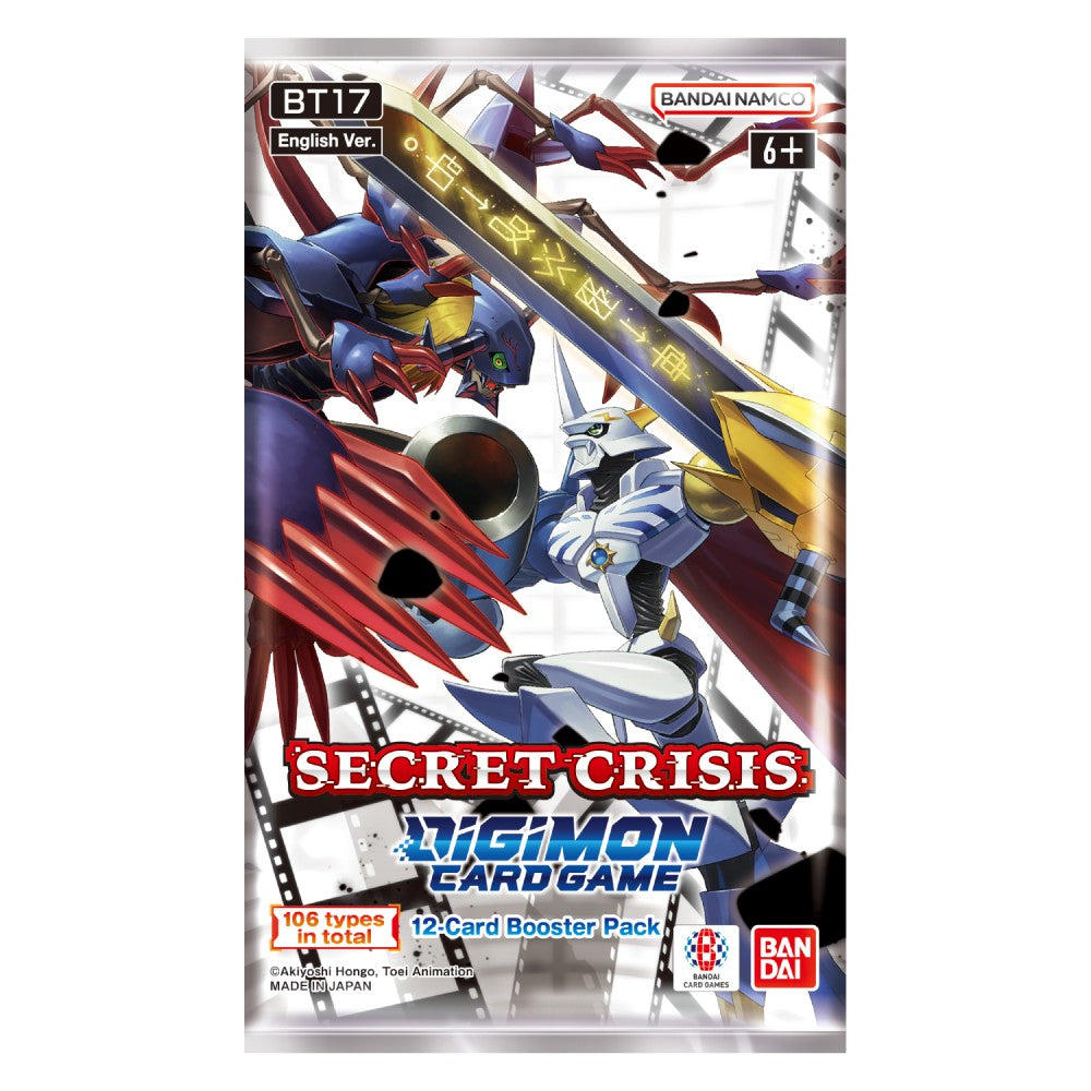 Digimon Card Game BT17 Secret Crisis Booster Pack (Release Date 09 Aug ...