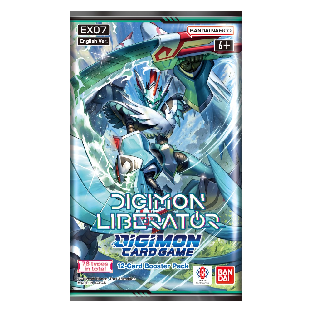 Digimon Card Game EX07 Digimon Liberator Extra Booster Pack (Release D ...