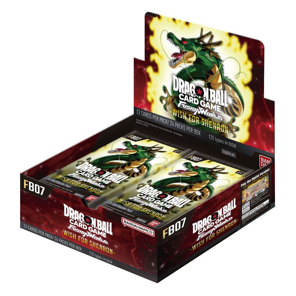 Dragon Ball Super Card Game Fusion World FB07 Wish For Shenron Booster – The Games Corner