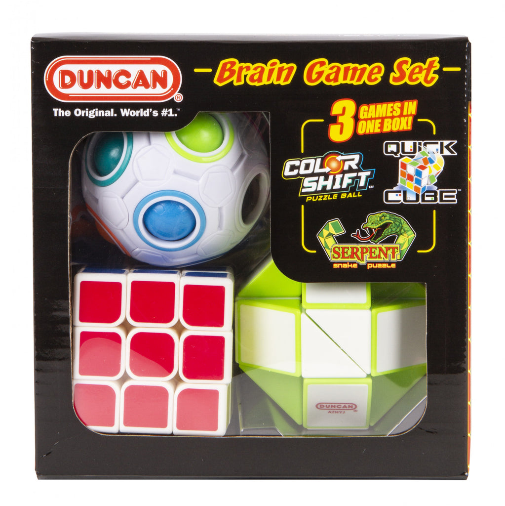 Duncan Brain Game Combo Set (Colour Shift, Quick Cube & Serpent) – The ...