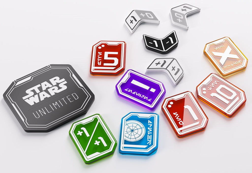 Gamegenic Star Wars Unlimited Acrylic Tokens – The Games Corner