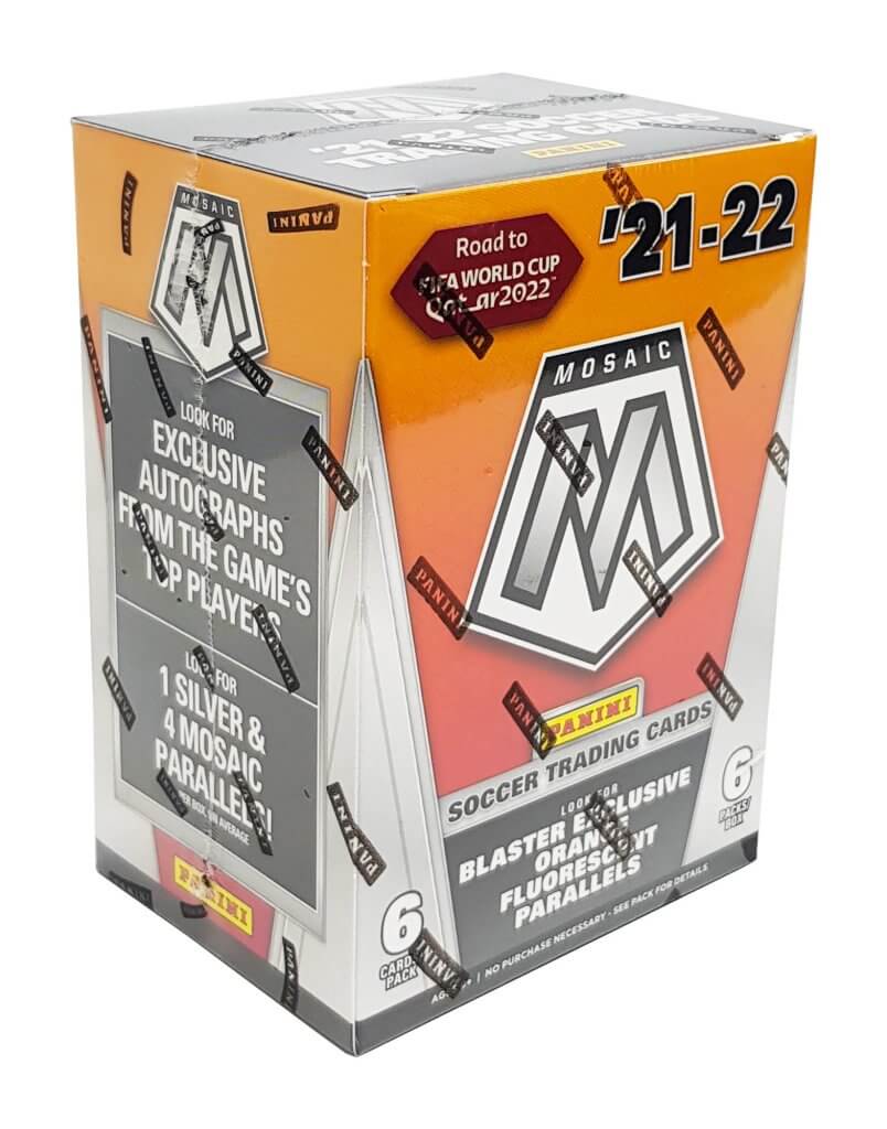 PANINI 2021-2022 Mosaic Soccer Blaster Box – The Games Corner