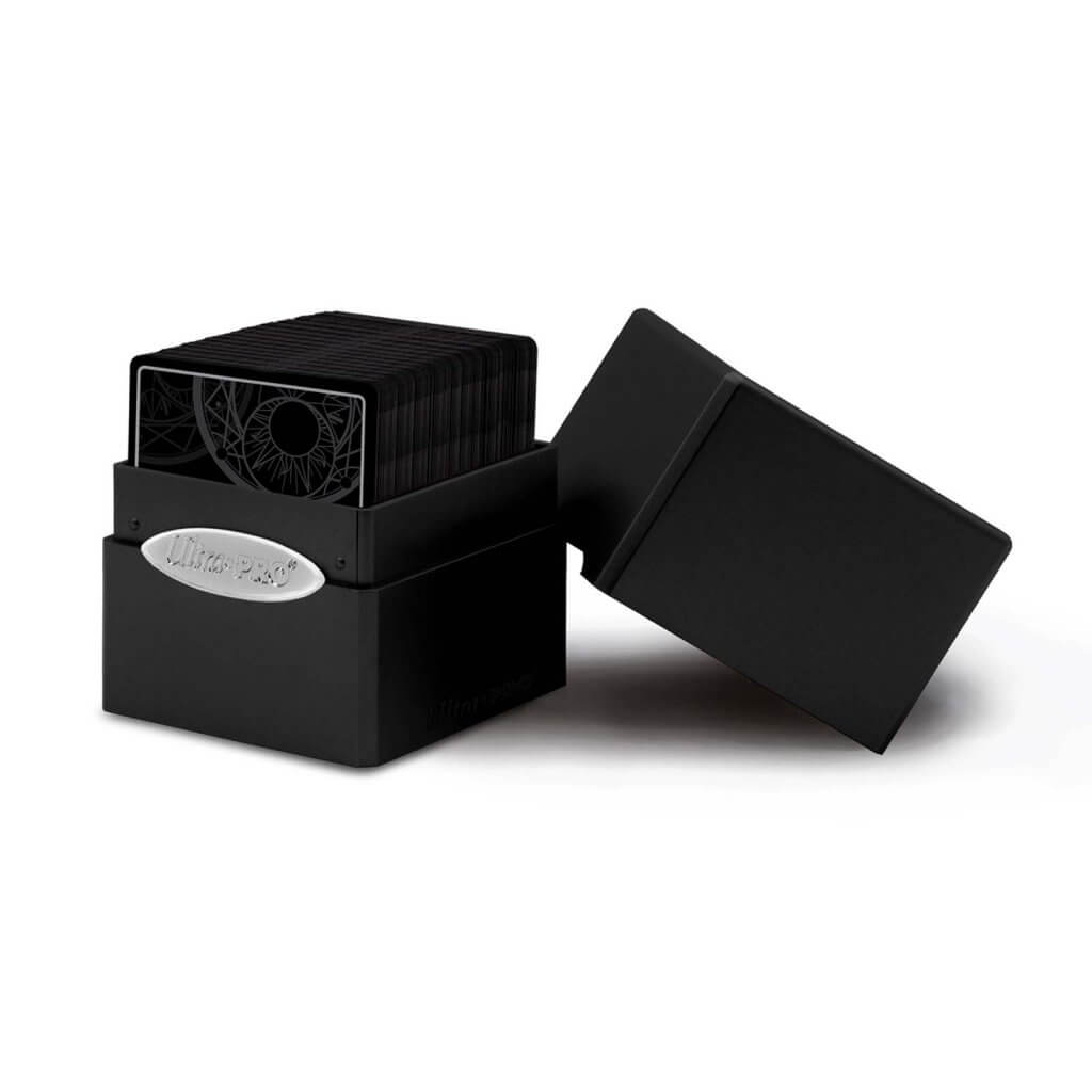 ULTRA PRO DECK BOX Satin Cube - Black – The Games Corner
