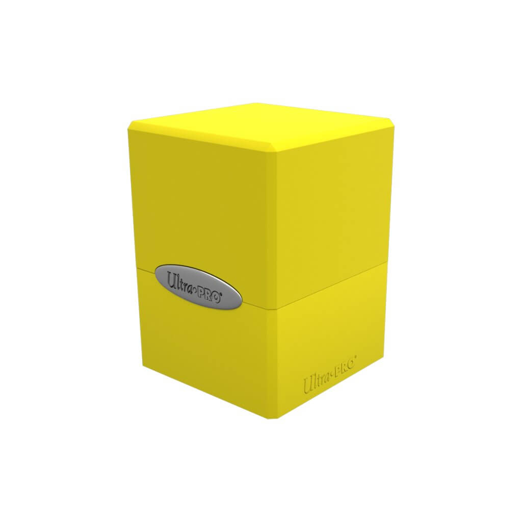 ULTRA PRO DECK BOX Satin Cube - Yellow – The Games Corner