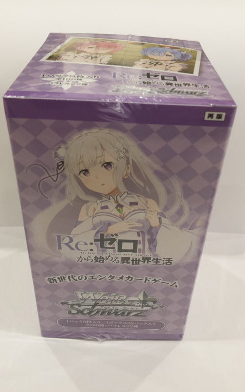 WEISS SCHWARZ Re:Zero kara Hajimeru Isekai Seikatsu Booster Box - Japa ...