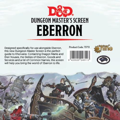 D&D Eberron DM Screen – The Games Corner