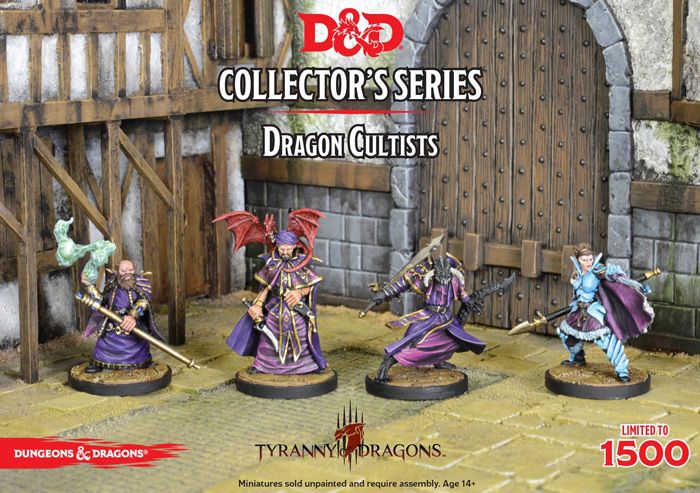 D&D Collectors Series Miniatures Tyranny of Dragons Dragon Cultists ...