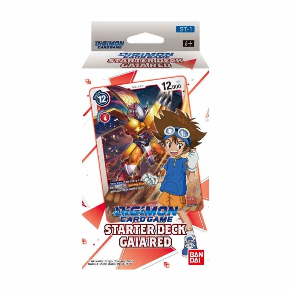 Digimon Card Game Series 01 Starter Deck 01 Gaia Red – The Games Corner