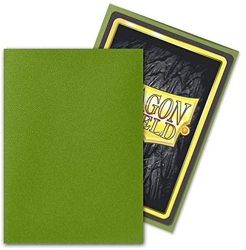 Dragon Shield 60 Standard Size Card Sleeves- Olive Matte – The Games Corner