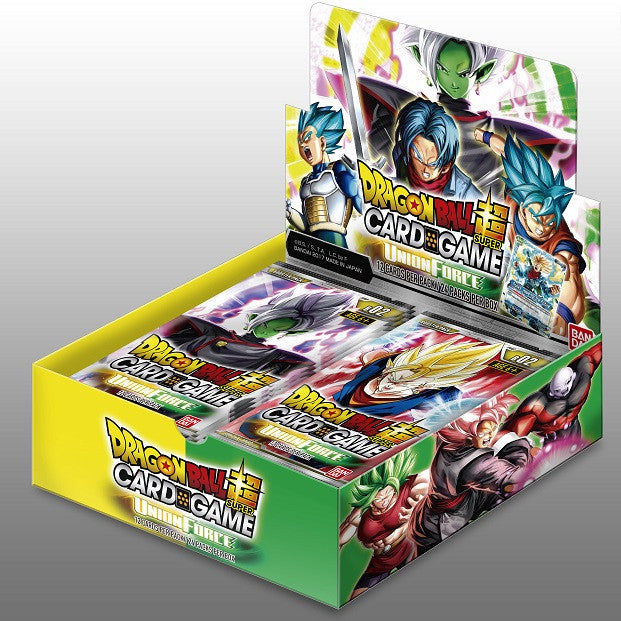 Dragon Ball Super Card Game Booster DISPLAY B02-Union Force (Release d ...