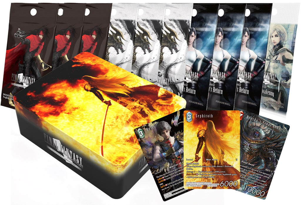 Final Fantasy TCG Tin Gift Set 2 (Please note the tin includes 3x Opus ...
