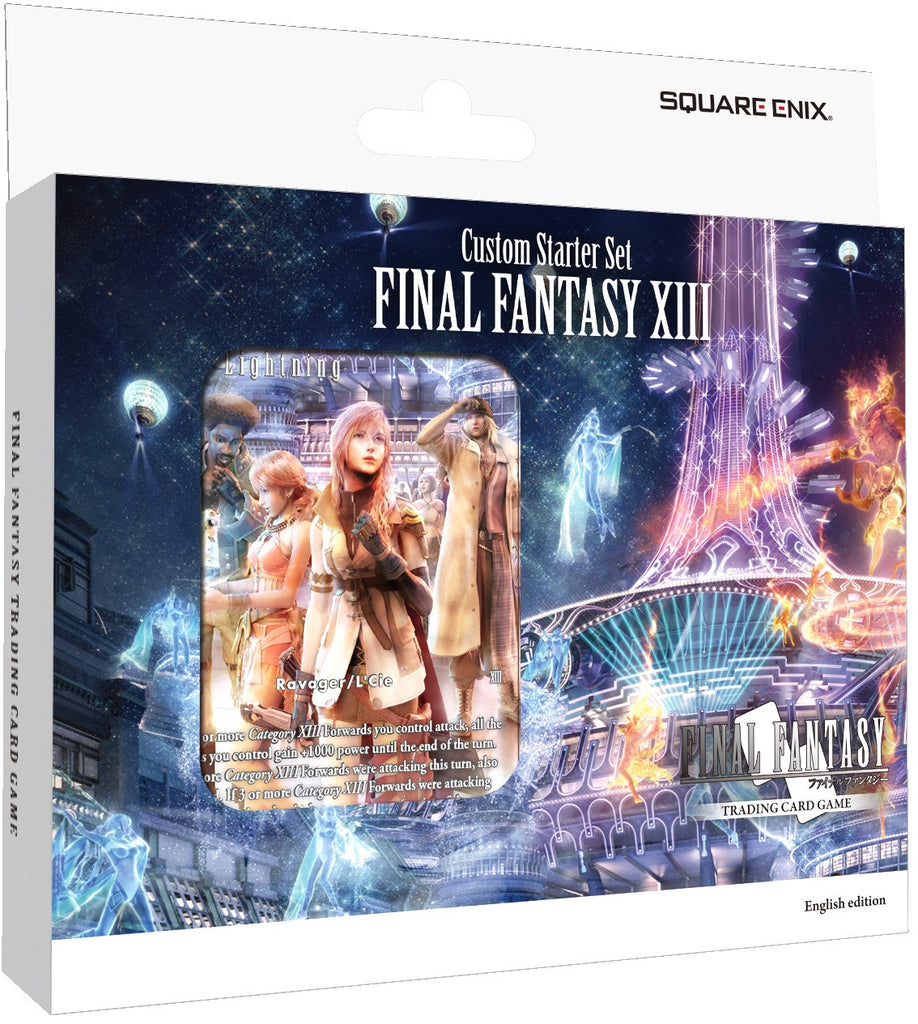 Final Fantasy Trading Card Game Custom Starter Set Final Fantasy XIII ...
