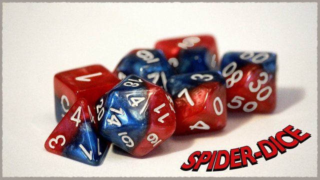 Halfsies Dice Spider Dice Set 7 – The Games Corner