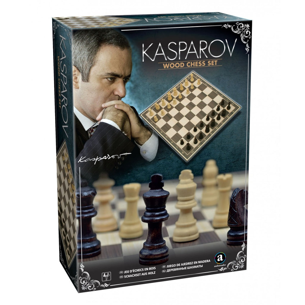 KASPAROV WOOD CHESS SET – The Games Corner