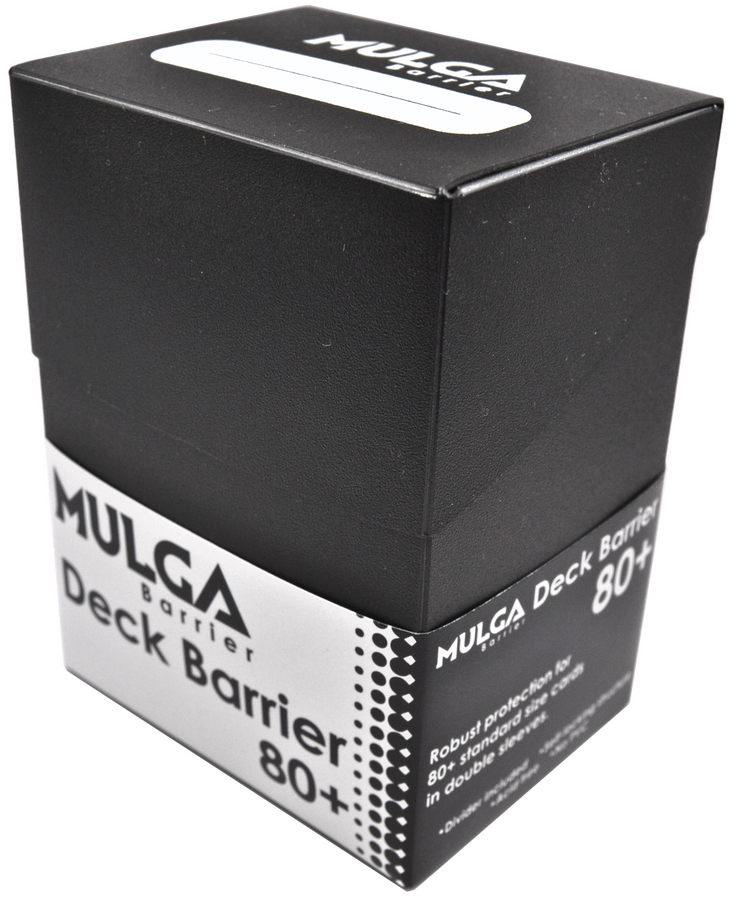MULGA Deck Barrier 80+ Black Deck Holder – The Games Corner