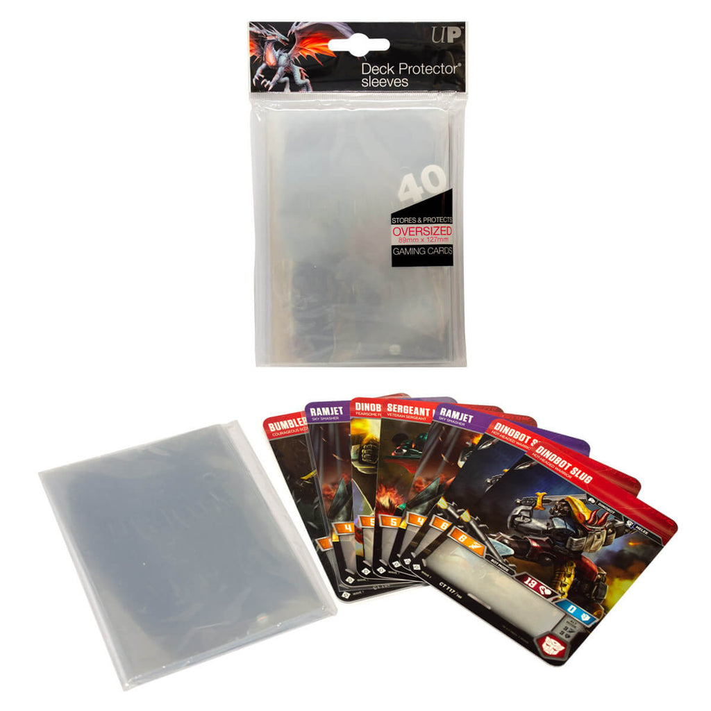 Ultra Pro Oversized Clear Top Loading Deck Protector Sleeves 40ct – The ...