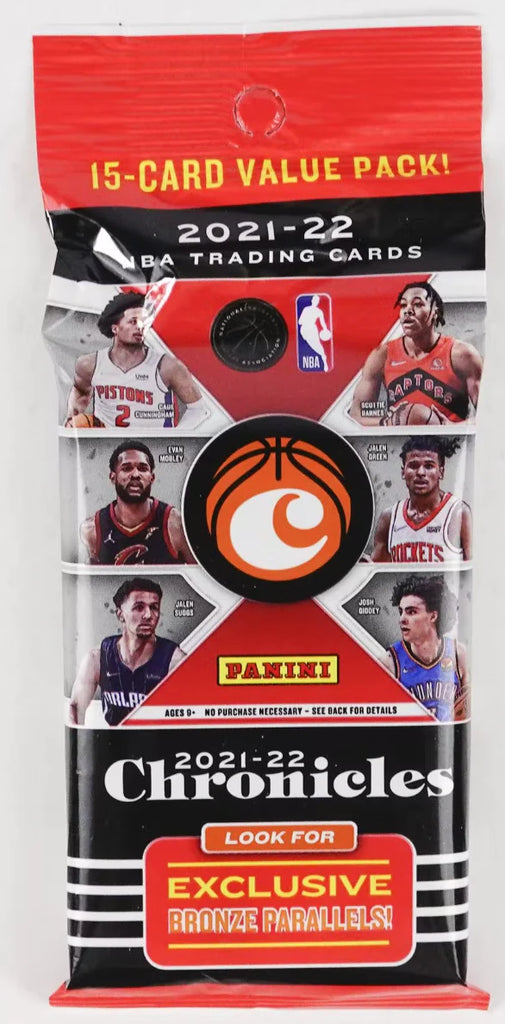 PANINI 2021-2022 Chronicles Basketball Fat Pack – The Games Corner