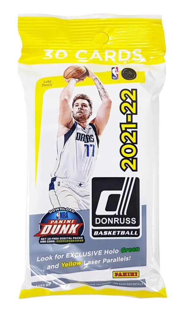 PANINI 2021-22 NBA Trading Cards Donruss Basketball Fat Pack – The ...