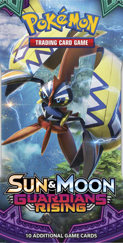POKÉMON TCG Sun & Moon Guardians Rising Booster Pack (Release date 05 ...