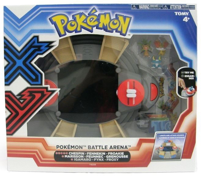 Pokemon XY Electronic Battle Arena with 3 Figures – The Games Corner