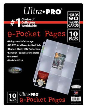 ULTRA PRO Page - 9-Pocket 10 Pages Pack – The Games Corner