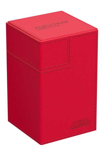 Ultimate Guard Flip n Tray 100+ XenoSkin Monocolor Red Deck Box – The ...