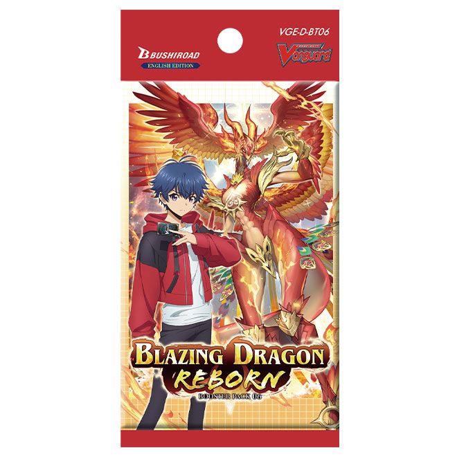 Cardfight!! Vanguard VGE-D-BT06 Blazing Dragon Reborn English Booster ...