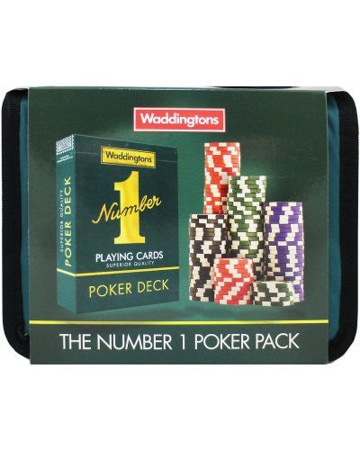 Waddingtons Number 1 Poker Pack with Travel Case – The Games Corner