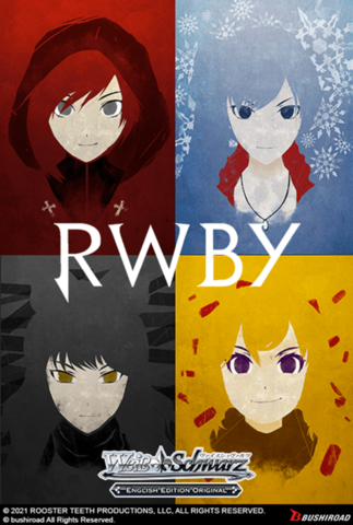 Weiss Schwarz RWBY English Booster Pack (Release Date 22 Dec 2021 ...
